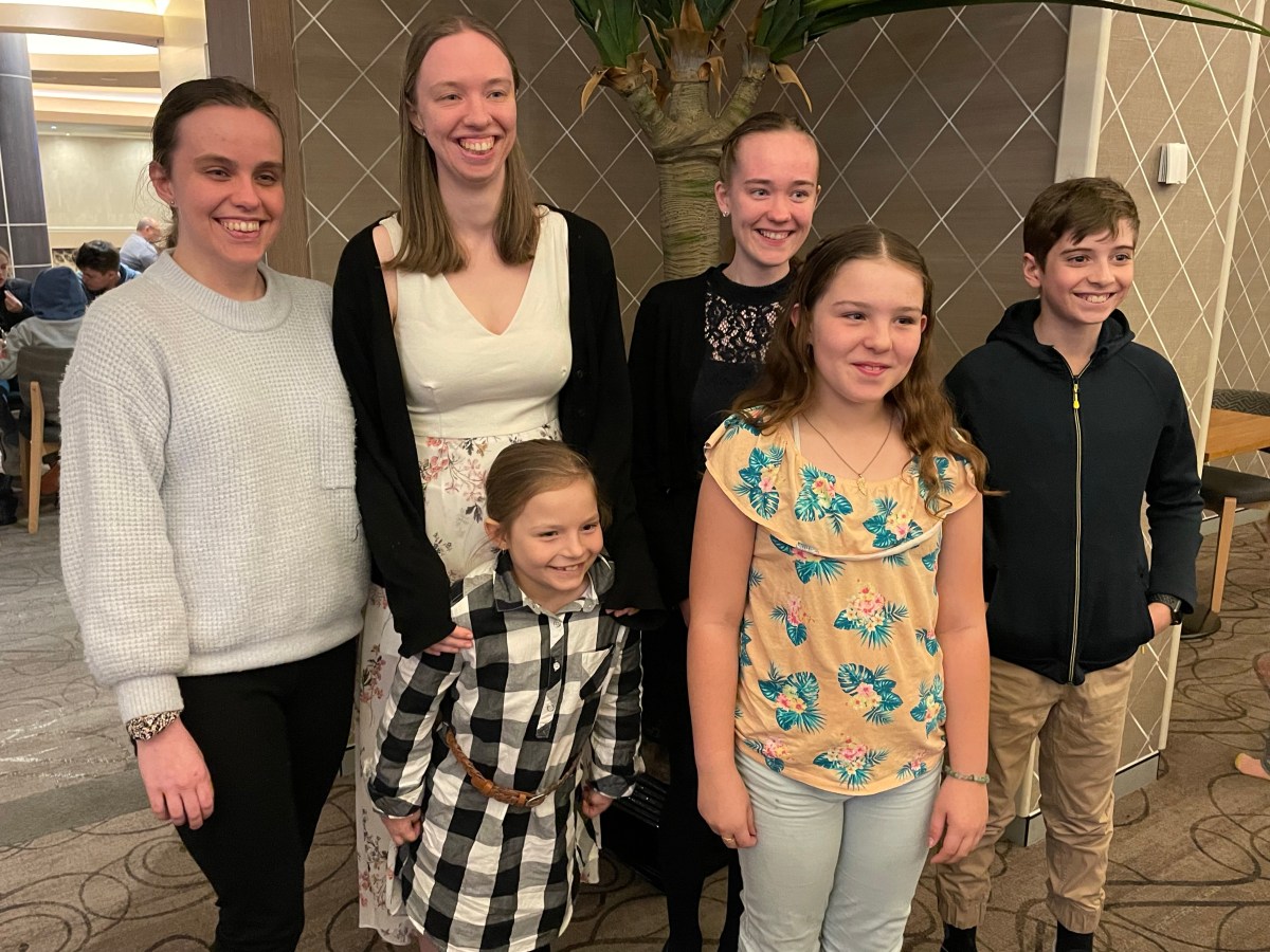 Family time with the Schwartz’s – Knee deep